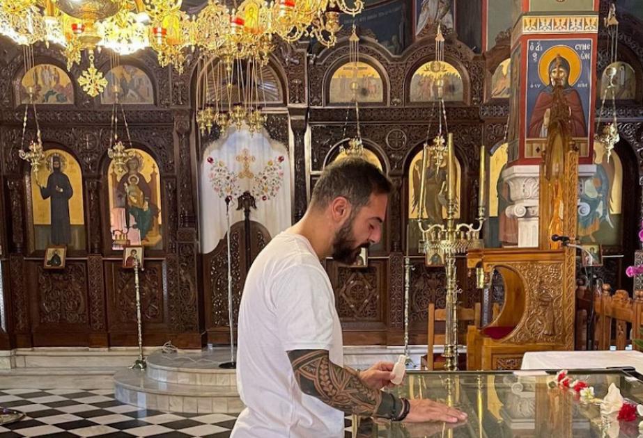 Ο Τριαντάφυλλος πήγε να προσκυνήσει στη Μονή Αγίου Εφραίμ [εικόνα ...